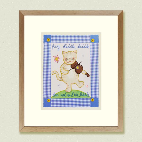 カラフルな色使いと可愛らしいイラストが描かれたアートポスターです。ポップなイラストが楽しげな空間を演出してくれます。作品に合わせて1点ずつ丁寧にベテランのスタッフが額を制作しております。既製品とは違った額で、こだわりのアートポスターはいかが...