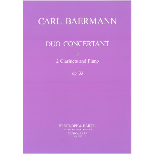 題：協奏的二重奏曲（原題：Dou Concertant Op.33)作曲者：ベールマン（Baermann.C）出版社：Musica Rara※アウトレット商品です。(在庫入れ替えのため)※返品不可です。【輸入楽譜です】〇次回入荷時、価格が変...