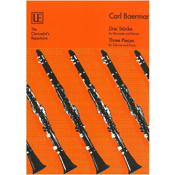 題：3つの作品（原題：3 Pieces）作曲者：ベールマン（Baermann.C）出版社：Universal※アウトレット商品です。(在庫入れ替えのため)※返品不可です。【輸入楽譜です】〇次回入荷時、価格が変動する可能性がありますのでご了承...