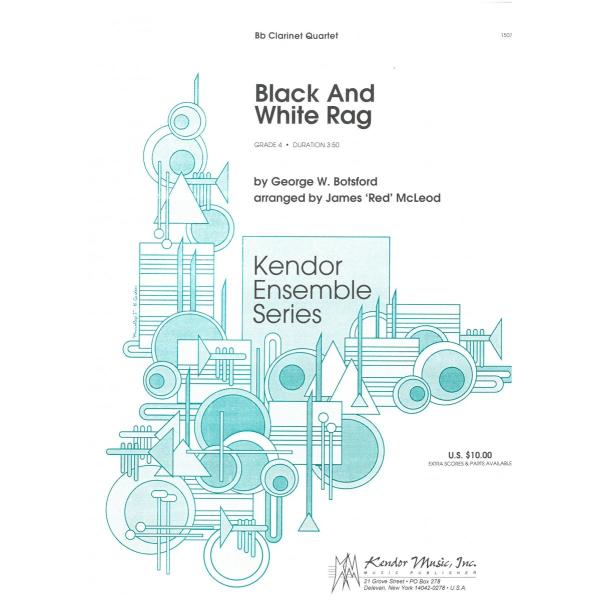 編成：B♭(4)題：ブラック・アンド・ホワイト・ラグ（原題：Black and White Rag）作曲者：ボッツフォード（Botsford.G.W）編曲者：マクレオ出版社：Kendor Music※アウトレット商品です。(在庫入れ替えのた...