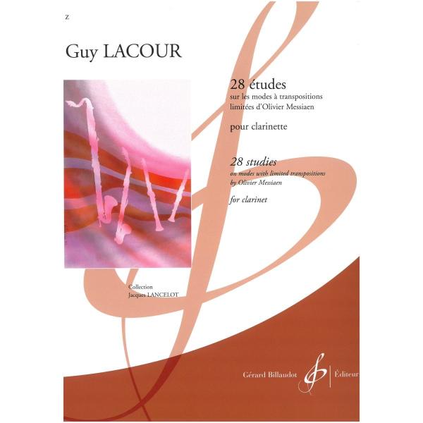 題：メシアンの移調の限られた旋律による28の練習曲（原題：28 Etudes Modes A Transpositions Lmitees d'Meddiaen）作曲者：ラクール（Lacour.G）出版社：Gerard Billaudot（...