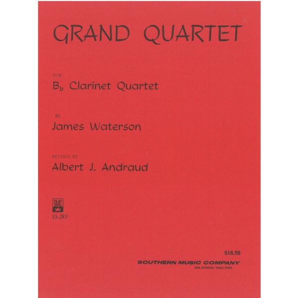 編成：B♭(4)/B♭(3)・Bass題：大四重奏曲（原題：Grand Quartet）作曲者：ウォーターソン（Waterson.J）出版社：Southern Music※アウトレット商品です。(在庫入れ替えのため)※返品不可です。【輸入楽...