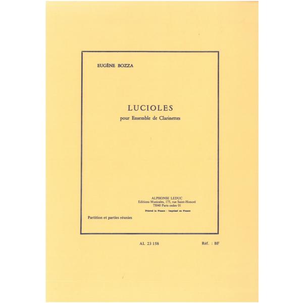 編成：E♭・Ｂ♭(2)・Alto・Bass・Contra-Bass題：ほたる（原題：Lucioles）作曲者：ボザ（Bozza.E）出版社：Alphonse Leduc※アウトレット商品です。(在庫入れ替えのため)※返品不可です。【輸入楽譜...