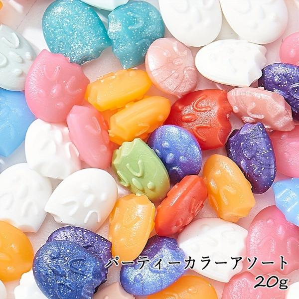 シーリングワックス用 ロウ オバケ型 約20g[パーティーカラーアソート]です。金箔を入れたり、お花と一緒にスタンプするのもおススメです。ワンランク上のスタンプをお楽しみください。割れ・欠け・形がいびつなものが入ることもございます。グラム計...