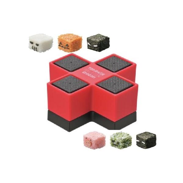 【発売日：2025年10月15日】3cm×3cmのブロック型のおにぎりができます。1個約25g。子供達が喜ぶ最高にゲーム感覚な"おにぎりグッズ。まるでゲームのような世界観のブロックおにぎりができます。アイディア次第でいろいろなおにぎりワール...