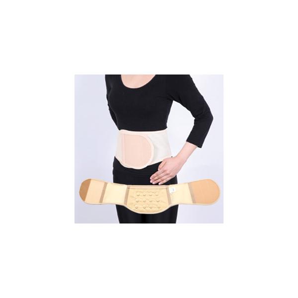 ■商品名　備長炭入り磁気腰ベルト■素材　腰部分：綿・ポリエステル（備長炭不織布）、磁気12個（フェライト100mT）、お腹部分：ポリエステル、ベルト部分：ナイロン・ポリウレタン、メッシュ部分：ポリエステル■生産国　日本製■医療機器認証番号　...