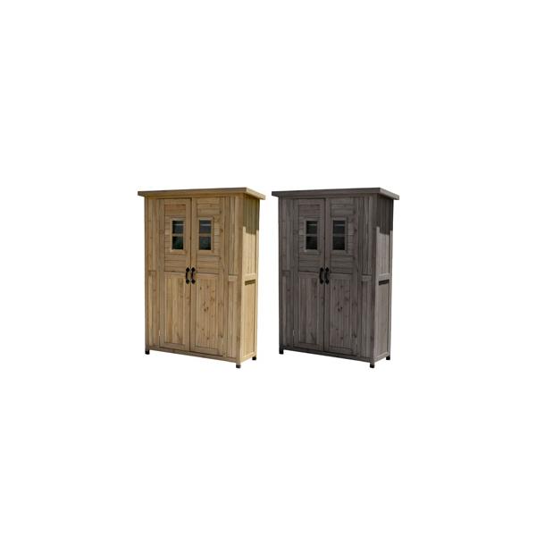 ■商品名　カントリー小屋 薄型 KCSL1260■サイズ(約)本体：幅1260×奥行480×高さ1770mm棚板：幅535×奥行170mm(16枚)■重量(約)　45.2kg■材質　天然木杉材■仕上げ　ステイン塗装■組立区分　組み立て式■組...
