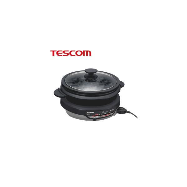 たこ焼きプレート、焼肉プレート、深鍋プレートが付いてマルチに活躍するグリル鍋です！直接コンロにかけられるから下ごしらえもスピーディーに。容量たっぷり3.4Lの深なべは1台3役。煮る・焼く・蒸すの調理で、お鍋も楽しめます。【商品名】テスコム ...