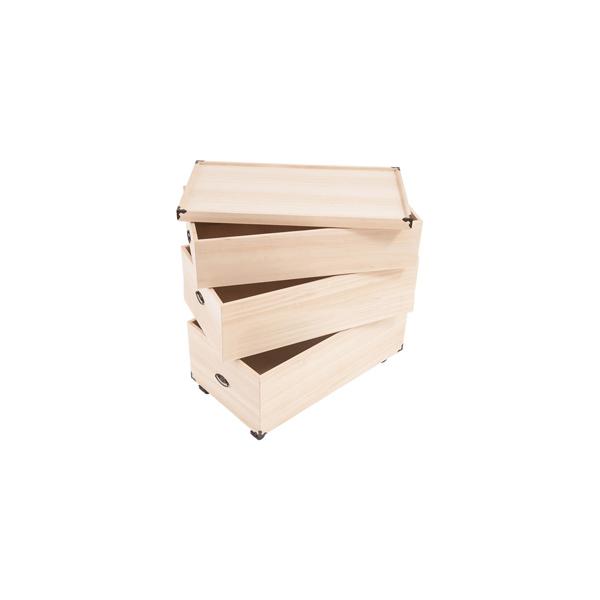 ■商品名　総桐押入れ収納ケース 3段 高さ81.5cm gb-0021■サイズ(約)本体：幅42×奥行77(取っ手含む)×高さ81.5(キャスター含む)cm内寸：幅39×奥行72×深さ(浅)16(深)25cm■重量(約)　9kg■材質本体：...