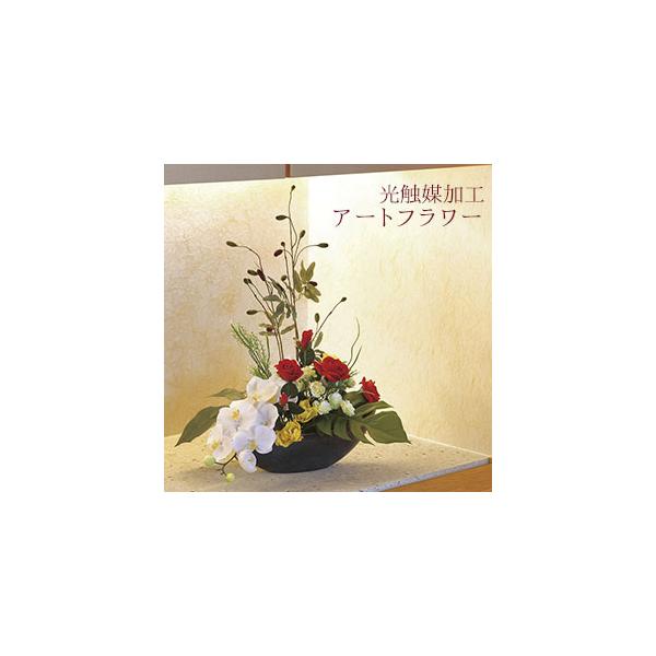 光の楽園のフェイクグリーン・アートフラワーは、非常に精巧に作られており本物と見間違えるほどです。生花のような精巧なつくり、気品ある美しさがお部屋を華やかに！光触媒加工で空気もキレイにします。水替え・お手入れ不要！ホコリ等は、手バタキや手で払...