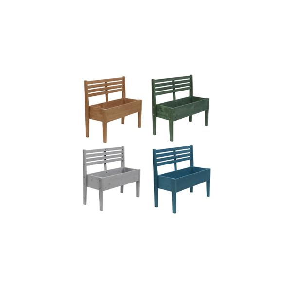 雰囲気満点のかわいいフォルム！植物の愛らしさが際立ちます。ありそうでなかった、寄せ植えが映える椅子型プランタースタンドです。玄関脇やベランダ、ポーチのような土のない場所を、生き生きとした華やかな空間に変えます。天然木の温かな手触りと、フラン...