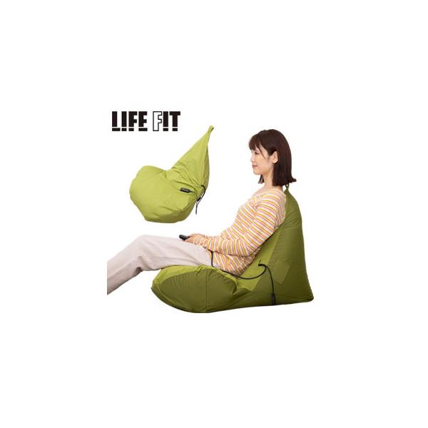 【ビーズクッションでエアーストレッチができるリラックスクッション　LIFE FIT ストレッチクッション Fit019】●ビーズが体にフィットしてリラックスしながらストレッチ●全体コース、肩・背中コース、背中・腰コースの3コース●便利なリモ...