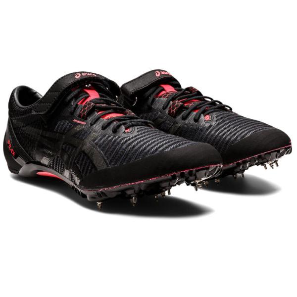 【商品仕様】●商品名：アシックス エスピーブレード９ [ASICS SP BLADE 9] ●品番：1093A137-001●カラー：BLACK/GUNMETAL●アッパー：合成繊維/合成樹脂/人工皮革 ●アウターソール　■プレート：合成底...