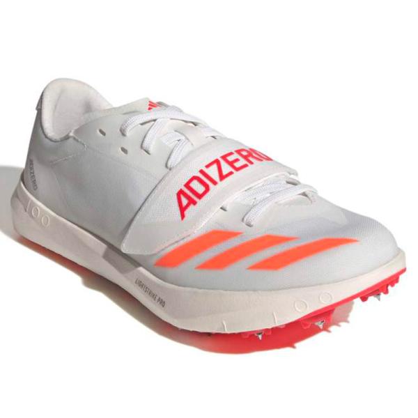 【発売日：2026年01月12日】【商品仕様】●商品名：アディダス アディゼロ TJ/PV / adidas ADIZERO TJ/PV●品番：JQ0802●カラー：フットウェアホワイト/ルシッドオレンジ/ルシッドレッド●アッパー：合成繊維...