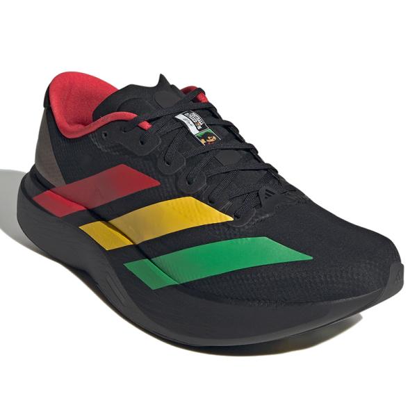 【商品仕様】●商品名：アディダス アディゼロ エヴォ SL ウーブン M / adidas ADIZERO EVO SL WOVEN M●品番：KJ6160●カラー：コアブラック/ビビッドグリーン/ボールドゴールド●アッパー：合成繊維●アウ...