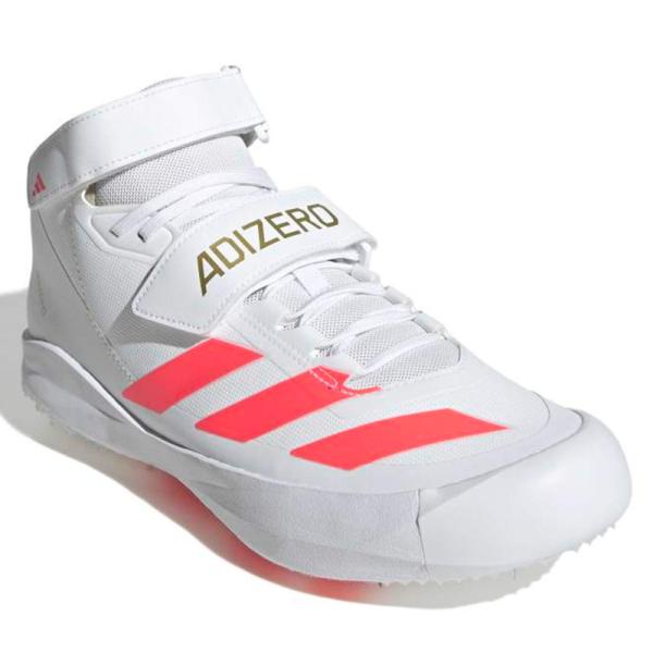 【商品仕様】●商品名：アディダス アディゼロ ジャベリン WC / adidas ADIZERO JAVELIN WC●品番：KJ9552●カラー：フットウェアホワイト/ソーラーターボ/ゴールドメタリック●アッパー：合成皮革●アウターソール...