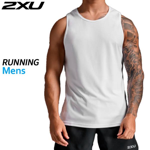 【商品仕様】●商品名：2XU メンズ エアロタンク●品番：MR7440A-WHT/SRF●カラー：White/Silver Reflective●サイズ：XS、S、M、L、XL(※日本規格のワンサイズ下を推奨)サイズ目安(cm)S：胸囲93...