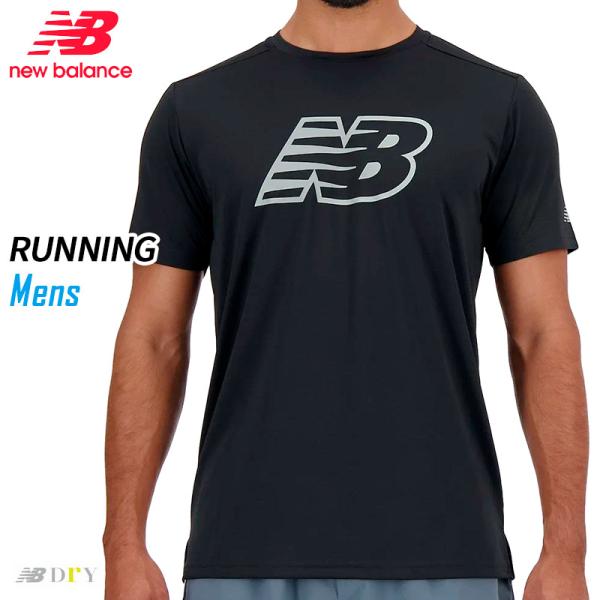 【商品仕様】●商品名：ニューバランス Sport Essentials プリントショートスリーブTシャツ●品番：MT41224●カラー：BK(ブラック)●サイズ規格：S、M、L、XL、2XL、3XL●素材：リサイクルポリエステル100％●ス...