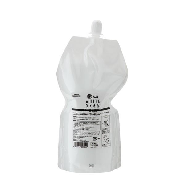 【ご注意！！】専門的知識を有する方のみの販売とさせていただきます●操作性と低刺激にこだわった脱色剤が新登場♪●美容師様の声を反映させて作った脱色剤です♪【調合割合】ガラスまたはプラスチック製カップに入れ、アレスカラーホワイトブリーチ<...