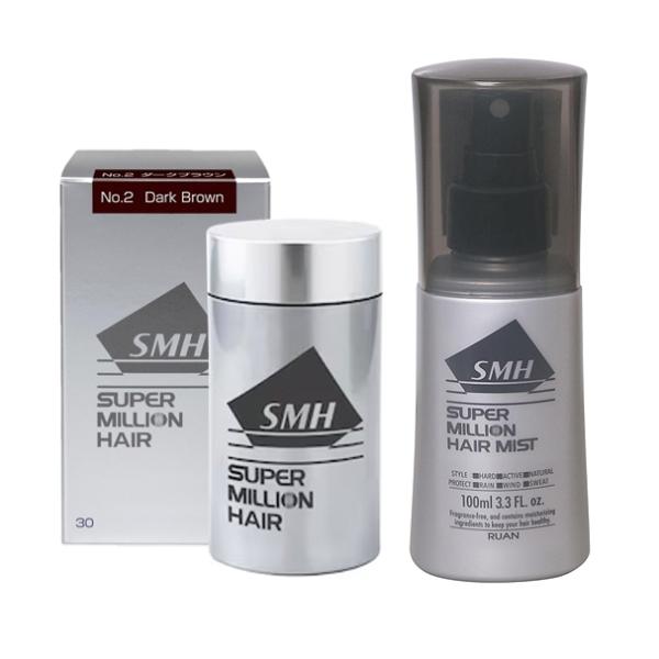 【ＴＶＣＭ放映中！】世界６０カ国以上で愛用されている人気商品です！！男女問わずどなたでもご使用頂けます。薄毛でお悩みの女性の方にもおすすめします。スーパーミリオンヘアーは特殊加工された人口毛（0.3〜0.5mmに断裁された繊維）です。ふりか...