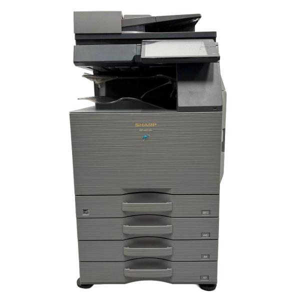 大型商品発送 送料別途見積り カラー複合機 中古シャープ：BP-40C26付属品：・スタートガイド：1冊・ソフトウェアCD-ROM：1枚・FAX回線用ケーブル：1本■ 総使用枚数：白黒 4,877枚・カラー 354枚 /合計 5,231枚■...