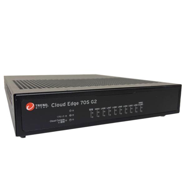 小型宅配便 送料無料 中古統合脅威管理(UTM)トレンドマイクロ｜TREND MICRO：Cloud Edge 70S G2付属品・ACアダプター：1個■ WANポート：1■ LANポート：8■ 管理用ポート：1■ USBポート：2
