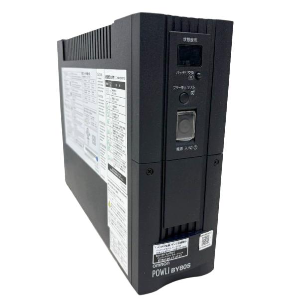 小型宅配便 送料無料 中古無停電装置　OMRON｜オムロン：BY80S■ 運転方式：常時商用給電方式■ 入力電圧/保護容量：AC100V/13A■ 入力プラグ形状：NEMA 5-15P■ 出力容量：800VA/500W■ 出力コンセント：N...