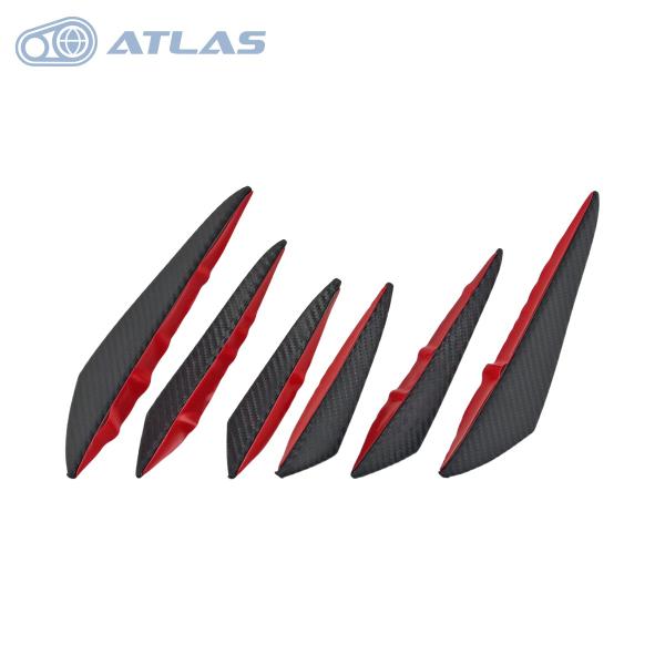 ■商品名:SUBTLE FACTORY 汎用 ウィングレット カナード 空力 ダウンフォース 6個セット カーボン調■商品コード:TA-SUB-WU001CB■JANコード:4573307458455