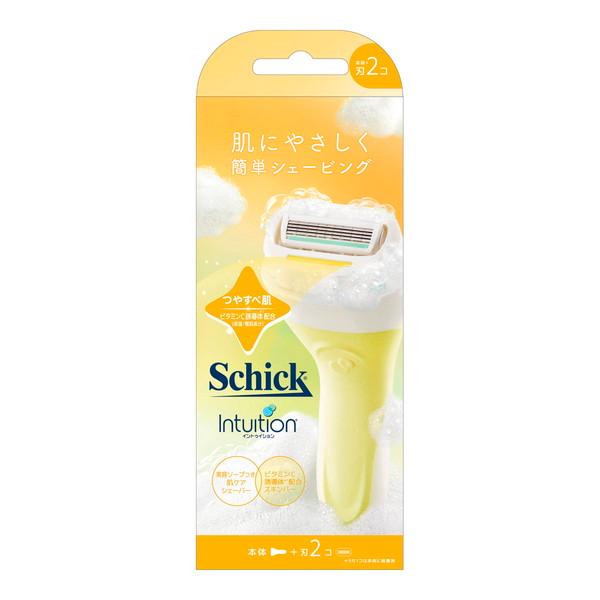 シック イントゥイション つやすべ肌 ホルダー (本体+刃2コ) カミソリ4891228320966肌にやさしく、簡単シェービング■化粧品・化粧小物:女性用カミソリ:ホルダー広告文責：アットライフ株式会社TEL 050-3196-1510※...