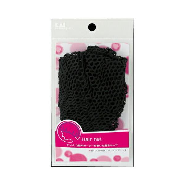 商品名：ＨＬ０１６２ヘアネツトブラツク 内容量：1個 ブランド：貝印 原産国：日本  セットした髪やカ ラ を巻いた髪をキ プ  JANコード:4901601277890