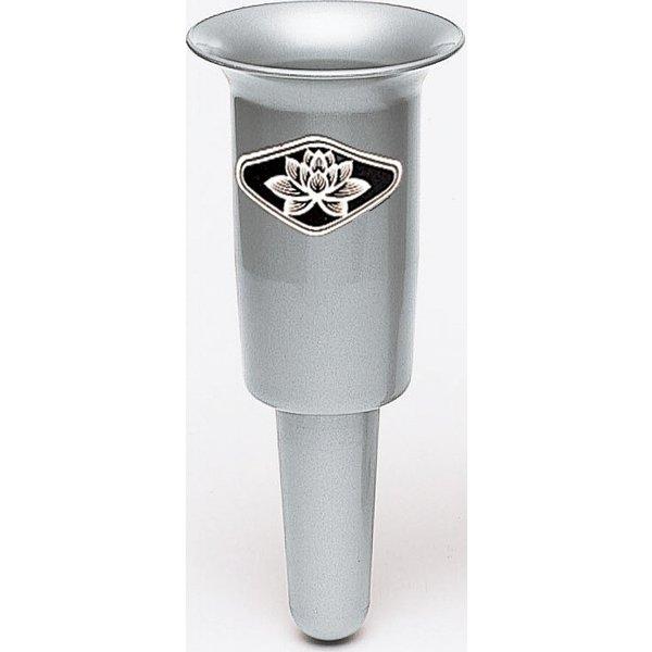 JAN:4903266711641 花桶。  お墓等でお花を生けるのにお使いいただけます。  ●サイズ：径85×高さ210mm  ●色：グレー  ●材質/ポリプロピレン  ＪＡＮコード：4903266711641