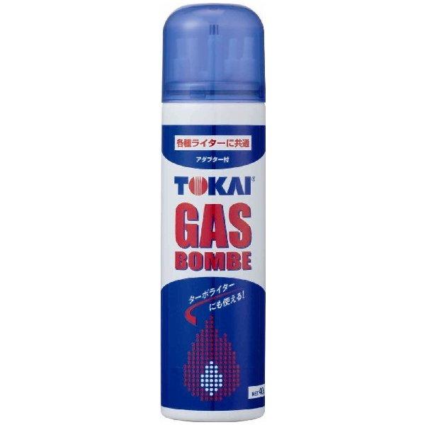 JAN:4904650003793 ＧＡＳ　ＢＯＭＢＥ  TOKAI ガスボンベ40ｇ 　  ターボライターにも使える！ TOKAI ガスボンベ。  コンパクトサイズの内容量（NET)40ｇです。  　  商品名 TOKAI ガスボンベ40...