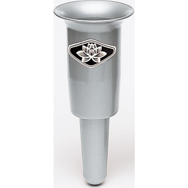 JAN:4903266711641 花桶。  お墓等でお花を生けるのにお使いいただけます。  ●サイズ：径85×高さ210mm  ●色：グレー  ●材質/ポリプロピレン  ＪＡＮコード：4903266711641