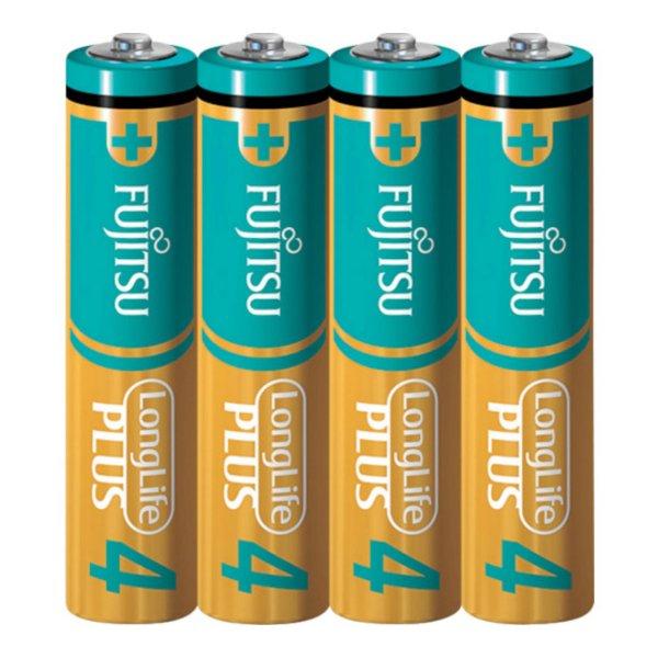 FDK FUJITSU Long LifePLUS ロング ライフプラス アルカリ乾電池 LR03LP(4S) 単4形 4個パック日本製　１０年保存 乾電池 電池 / 4976680277857 / 電池・電機製品:乾電池:アルカリ電池広告...