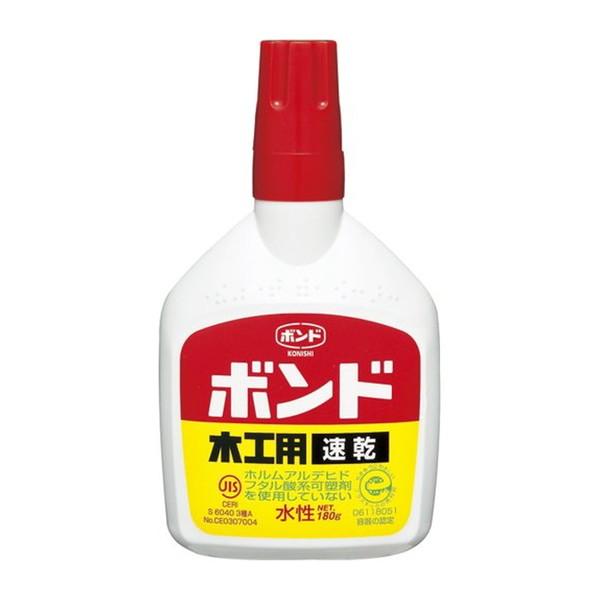コニシ ボンド #10832 木工用 速乾 180g 水性4901490108329木、布、紙の接着DIY・インテリア:DIY:材料広告文責：アットライフ株式会社TEL 050-3196-1510※商品パッケージは変更の場合あり。メーカー欠...