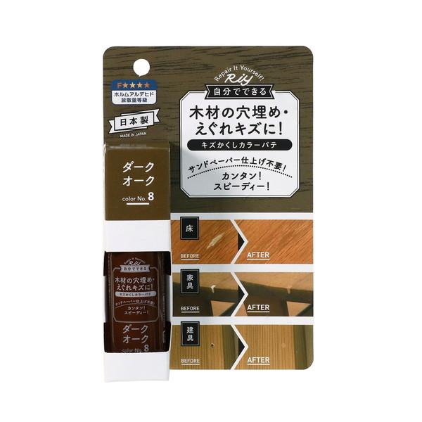 高森コーキ キズかくし カラーパテ color No.8 ダークオーク 30g DIY 補修材4956497040028床・家具・建具の木材の穴埋・ひび割れにDIY:工具・用具広告文責：アットライフ株式会社TEL 050-3196-1510...