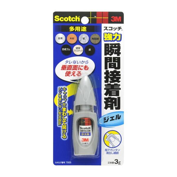 スリーエムジャパン 3M スコッチ 強力瞬間接着剤 ジェル 多用途 3g4547452302932金属・硬質プラスチック・合成ゴム・木材・紙・皮などの接着DIY・インテリア:DIY:材料広告文責：アットライフ株式会社TEL 050-3196...