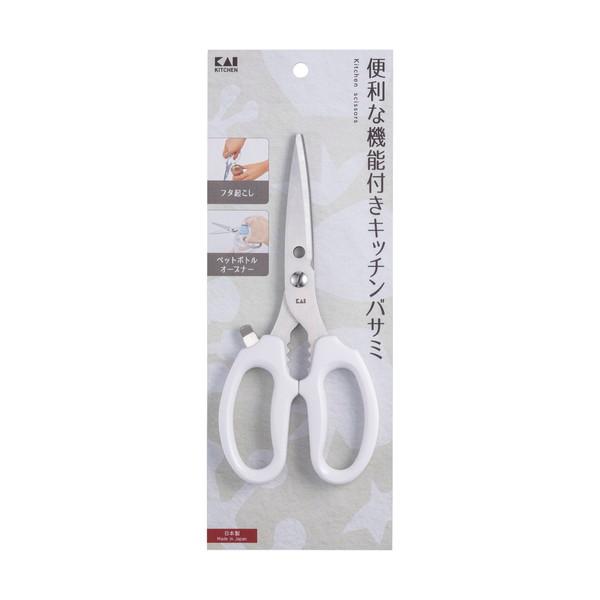 貝印 KK DH8001 キッチンバサミ フタ起こし&amp;ペットボトルオープナー付き 調理用小物4901601177985はさみ ハサミ 調理 便利な機能つきキッチンバサミキッチン・お掃除用品:台所消耗品:調理用小物広告文責：アットライ...