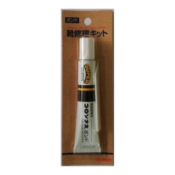 【商品説明】靴修理用に作られた、速乾・強力タイプのボンドです。ゴム・硬質プラスチック製カカトや靴底の修理に最適です。商品サイズ：58×175×22成分：クロロプレンゴム 有機溶剤 シクロヘキサン ノルマルヘキサン 酢酸イソプロピル アセトン...