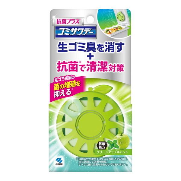 小林製薬 ゴミサワデー 抗菌プラス グリーンアップルミント  3ml ゴミ用消臭剤4987072088036消臭香料が香りフィルムから広がり、ゴミ箱特有のニオイ（生ゴミ臭・腐敗臭）をしっかり消臭芳香剤・消臭剤:キッチン・ゴミ用消臭剤広告文責...
