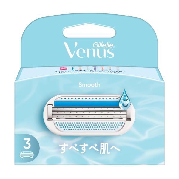 P&amp;G ジレット ヴィーナス すべすべ肌 替刃3個入4987176298317すべすべ肌へ化粧品・化粧小物:女性用カミソリ:替刃広告文責：アットライフ株式会社TEL 050-3196-1510※商品パッケージは変更の場合あり。メーカ...