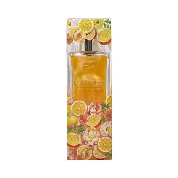 コスメステーション ラグジェンス LUXENSE オードトワレ オレンジハピネス 50mL4582400839672ラグジュアリーなパール配合　ジューシーではじけるようなオレンジの香りの香水化粧品・化粧小物:メイク雑貨・美容小物:トラベル・...