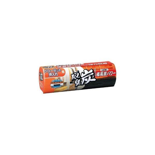 JAN:4901070115488  脱臭炭 クローゼット・押入れ用300g  ブランド：脱臭炭  販売・製造元：エステー  大面積の備長炭ゼリーでクローゼットや押入れなどの大収納空間の気になるニオイを強力に脱臭してくれる脱臭剤です。  備...