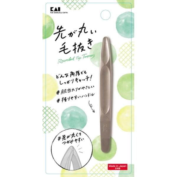 商品名：ＫＱ３２１１ 先が丸い毛抜き （ シルバー ）内容量：1個ブランド：ＫＱ原産国：日本便利な化粧小物抜ける面が広く、様々な角度からしっかりキャッチできる毛抜き。JANコード:4901601300703商品番号：101-*012-622...