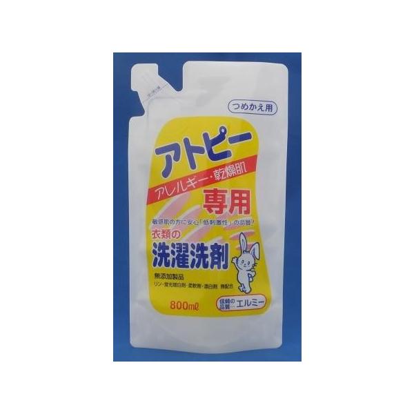 JAN:4983239396402  コーセー　エルミー洗剤アトピー専用 衣類の洗濯洗剤詰替用 800ml  品名 洗濯用合成洗剤   用途 綿・麻・レーヨン・合成繊維用   液性 アルカリ性   　   正味量 800ml   ●リン・蛍...