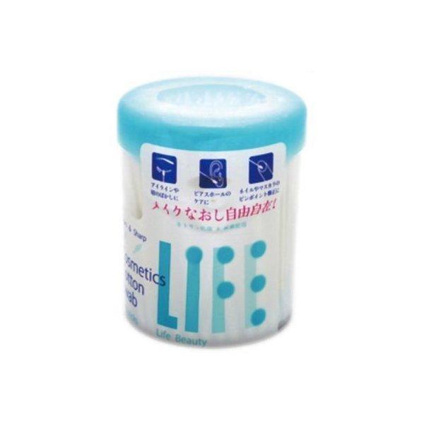 商品名：コスメティックコットン スワブ 化粧用綿棒 １４０本入内容量：140本ブランド：ライフビューティー原産国：ベトナムメイク直し自由自在の化粧用綿棒です！従来のイメージから脱却した、スキンケア・メイクアップ用品。幅広い女性アンケートをも...