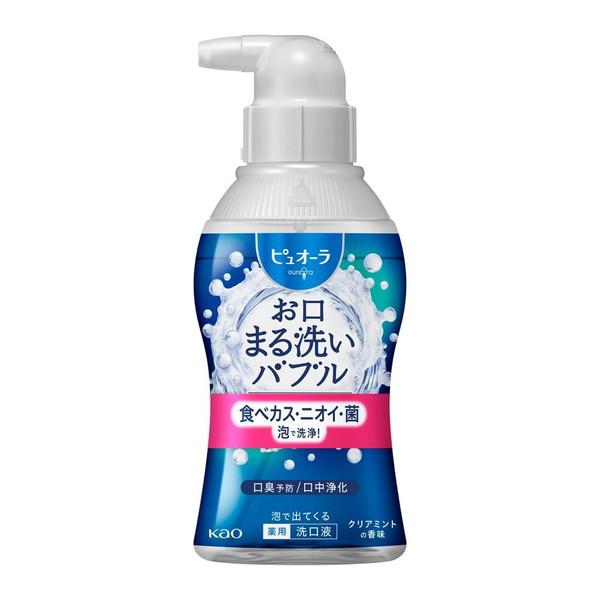 花王 ピュオーラ 泡で出てくる 薬用 洗口液 クリアミント 180ml4901301453907マウスウォッシュ　歯みがきできない時も泡でブクブク！　お口まる洗い！広告文責：アットライフ株式会社TEL 050-3196-1510※商品パッケ...