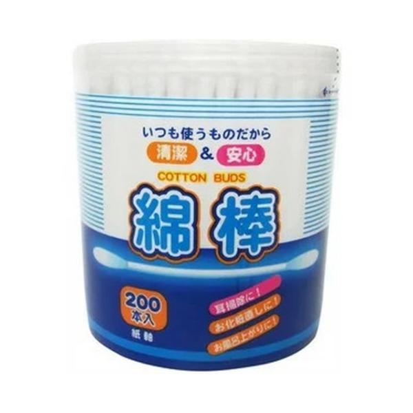 COCORO 紙軸 白 綿棒 200本入 プラケースいつも使うものだから清潔&amp;安心 耳 耳掃除 化粧直し 4562272140120 広告文責：アットライフ株式会社TEL 050-3196-1510 ※商品パッケージは変更の場合あり...