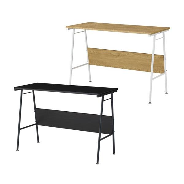 　脚部の色までこだわったインテリア性の高いデスクナチュラルな木目を活かしたシンプルデザイン。机の角が丸い高級感のあるラウンド天板仕様。がたつき防止のアジャスター機能付き。着座時の足元も隠してくれる幕板パネル付きで、耐荷重約30Kgと安定感も...