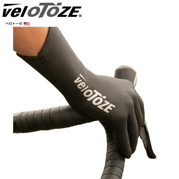 Velotoze ヴェロトーゼ ウォータープルーフ サイクリング グローブ ブラックウォータープルーフ サイクリンググローブ水気や冷気を通さない優れた防水防風機能と保温性を発揮し、常に指先をドライに保つことができる。素材の伸縮性も高く着脱が...